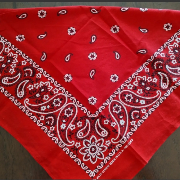 Unbranded | Accessories | Vintage Fast Color Western Paisley Bandana ...